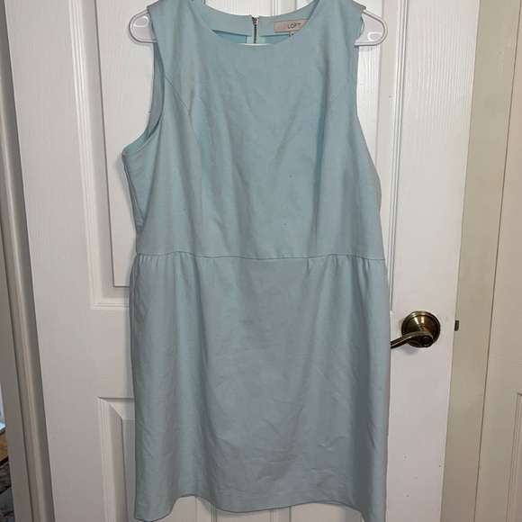LOFT | Dresses | Light Blue Sheath Dress | Poshmark